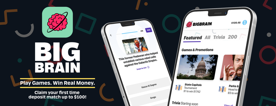 BigBrain Promotions: Up To $100 Welcome Bonus & $20 Referrals